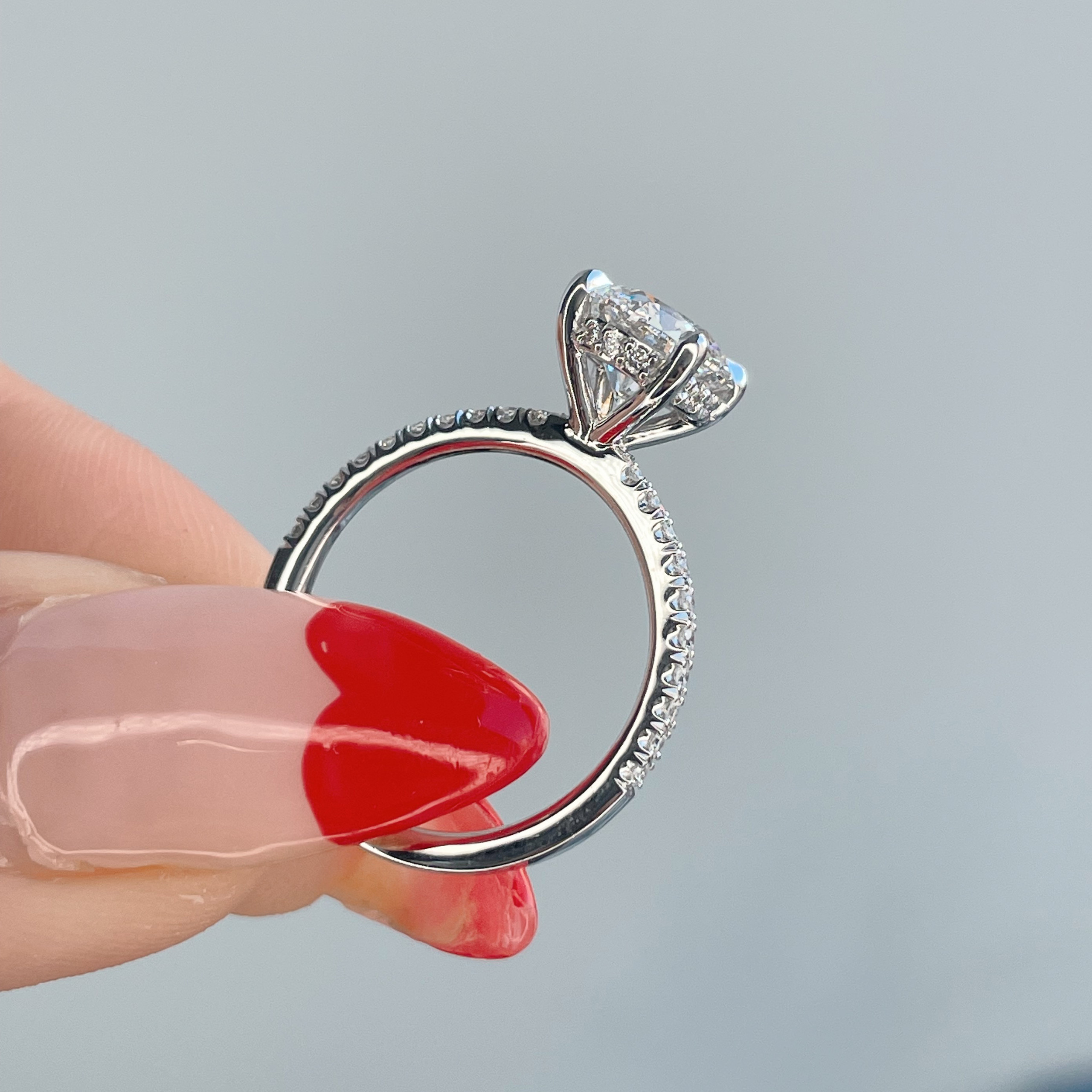 2.50ct. Round Micro-Prong Engagement Ring | EV20 | Icing On The Ring