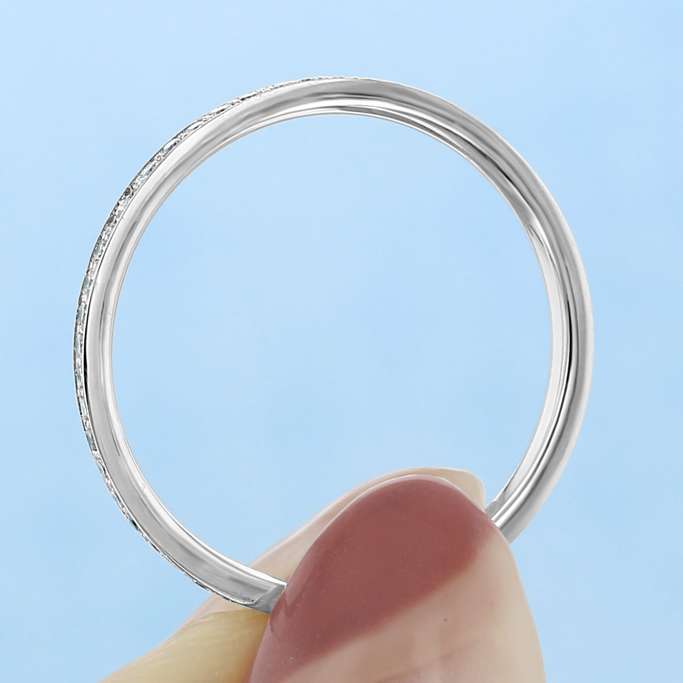 Pavé-Set Diamond Band | Icing On The Ring | CJ112