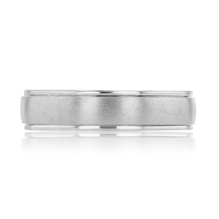 Brushed Center Wedding Band | Icing On The Ring | 11-12015B