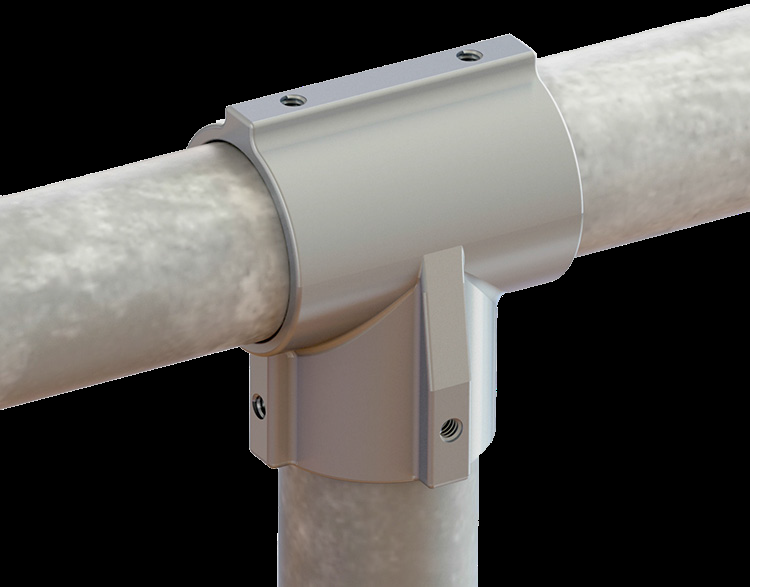 Tamarack Solar 2-inch Tee-Fitting. Use 1 for each vertical post (89761)