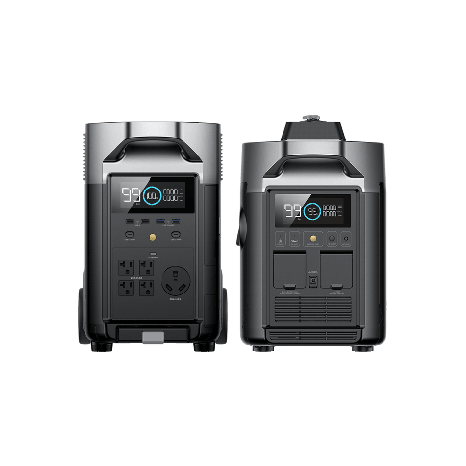 EcoFlow DELTA Pro + 1*Smart Generator (Dual Fuel) + Adapter | Solartown.com