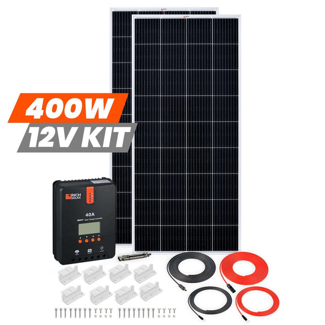 Rich Solar 400W Off-Grid Kit | Complete System