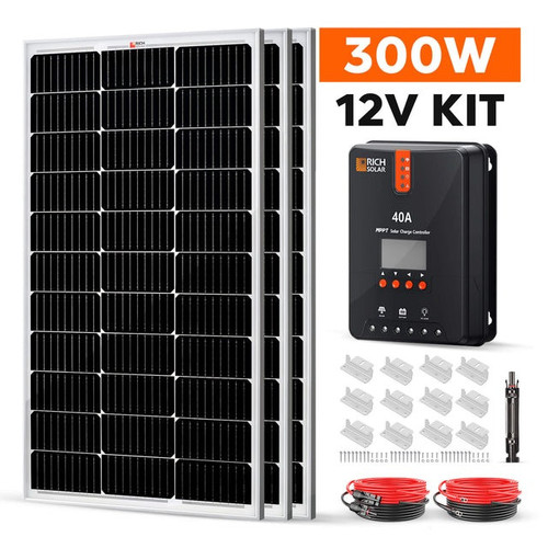 Rich Solar 300W Solar Kit | Off-Grid Ready