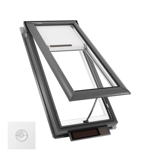 VELUX VSS M08 Solar Powered Venting Deck Mount Skylight | SolarTown.com