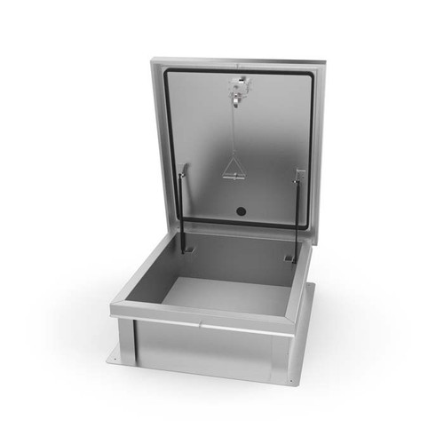 Acudor 30 x 36 Ladder Access Roof Hatch G3844 Galvanized | SolarTown.com