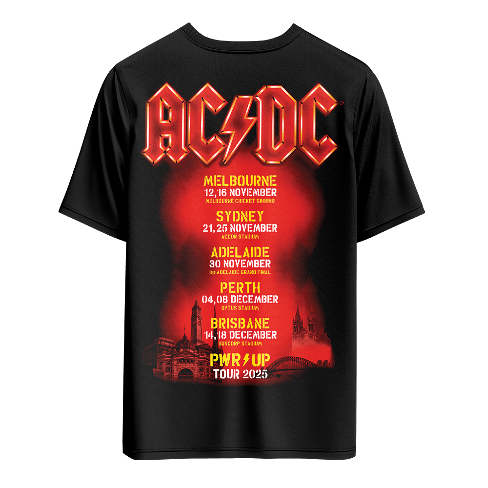 Australia PWR UP Tour T-Shirt - ACDC