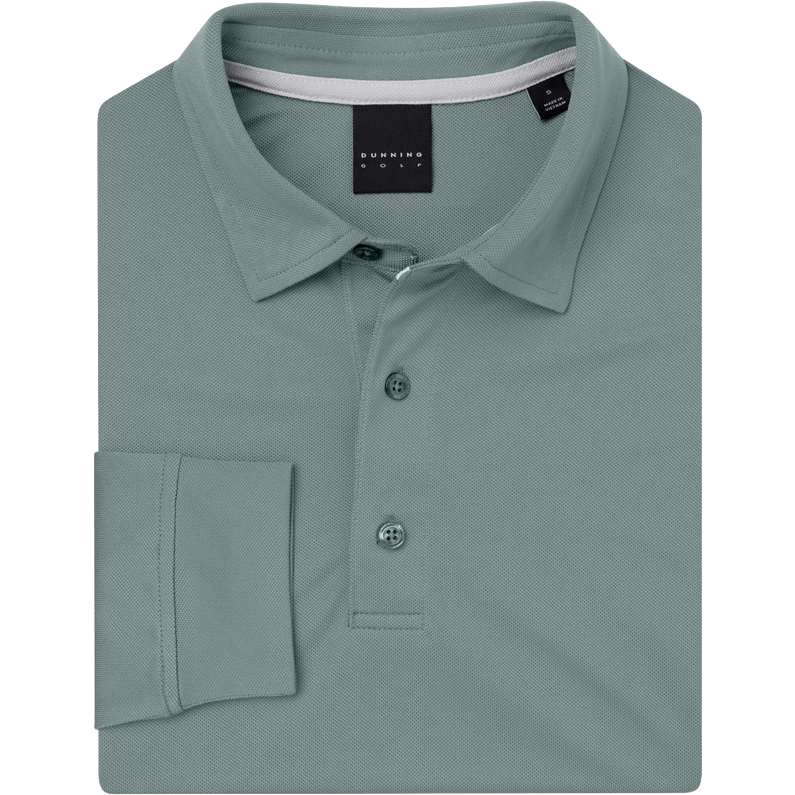 Player Pique Long-Sleeve Performance Polo - Dunning