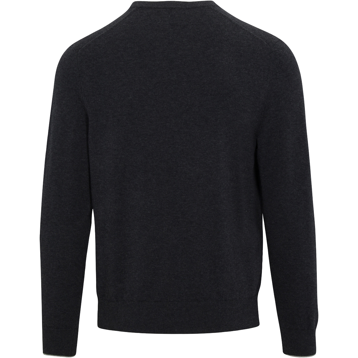 Connor All-Season V-Neck Sweater: Cement Heather - Dunning