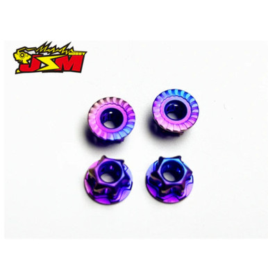 Colored Titanium Wheel Nuts