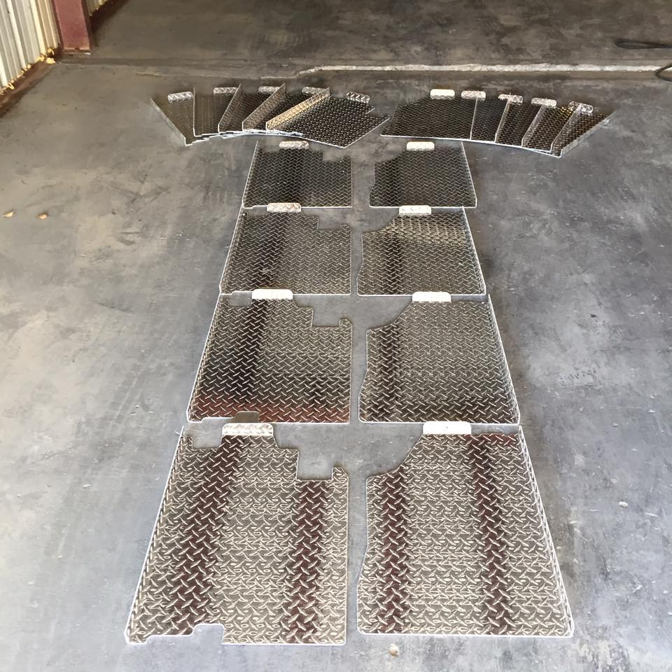 E36 Diamond Plate Floor Pans (Sets or Single Side) - MKAH Motorsports, LLC