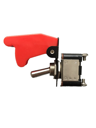 Toggle Switch + Red Safety Cover - MKAH Motorsports, LLC