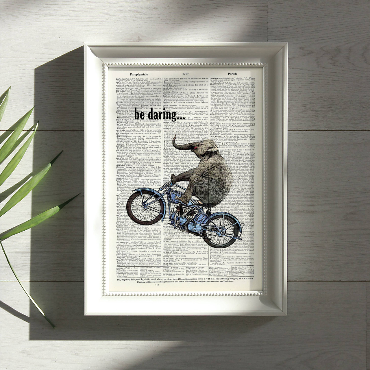 Be Daring Dictionary Art Print - Tipsy Coasters & Gifts