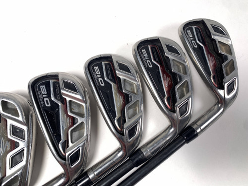 Cobra Bio Cell Red Iron Set 4-PW Bio Cell 60g Senior Graphite Mens RH ...