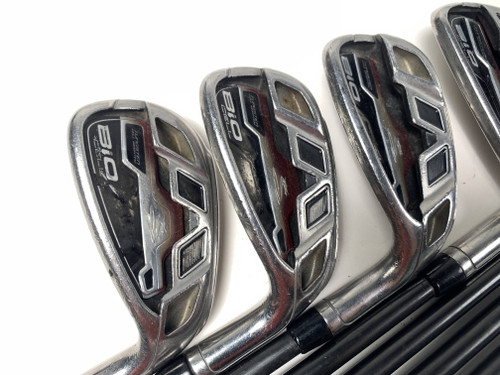 Cobra Bio Cell Red Iron Set 4-PW Bio Cell 60g Senior Graphite Mens RH ...