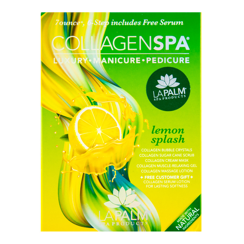 La Palm Collagen Spa 6-Step Pedicure Kit - Lynamy Beauty Supply