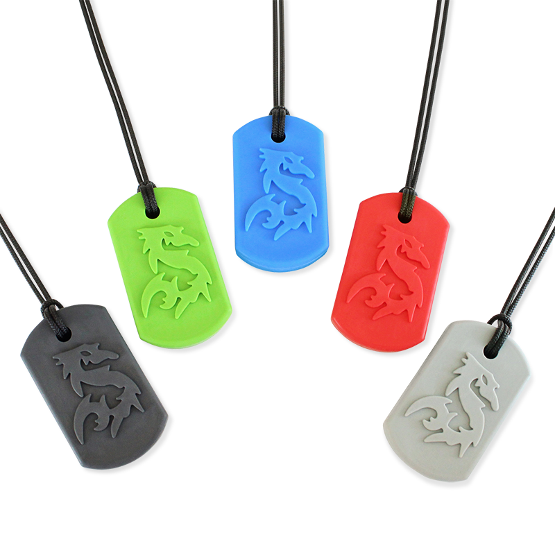 ARK's Triceratops Dinosaur Chew Necklace | Chewelry