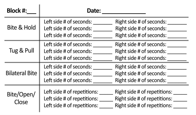 Jaw Grading Oral Motor Exercises with ARK's Bite Blocks - ARK Products, LLC