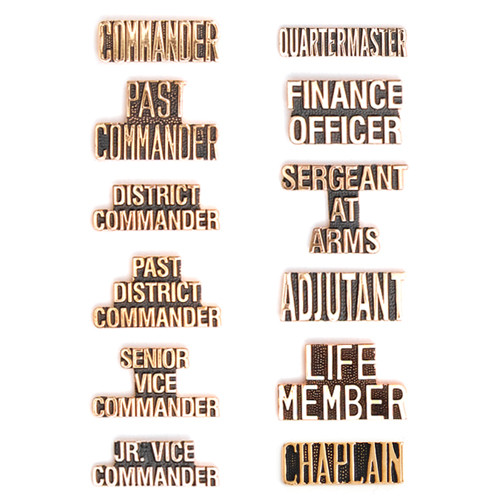 Ceremonial Guard Hat & Lapel Pins - Honor Guard Pins