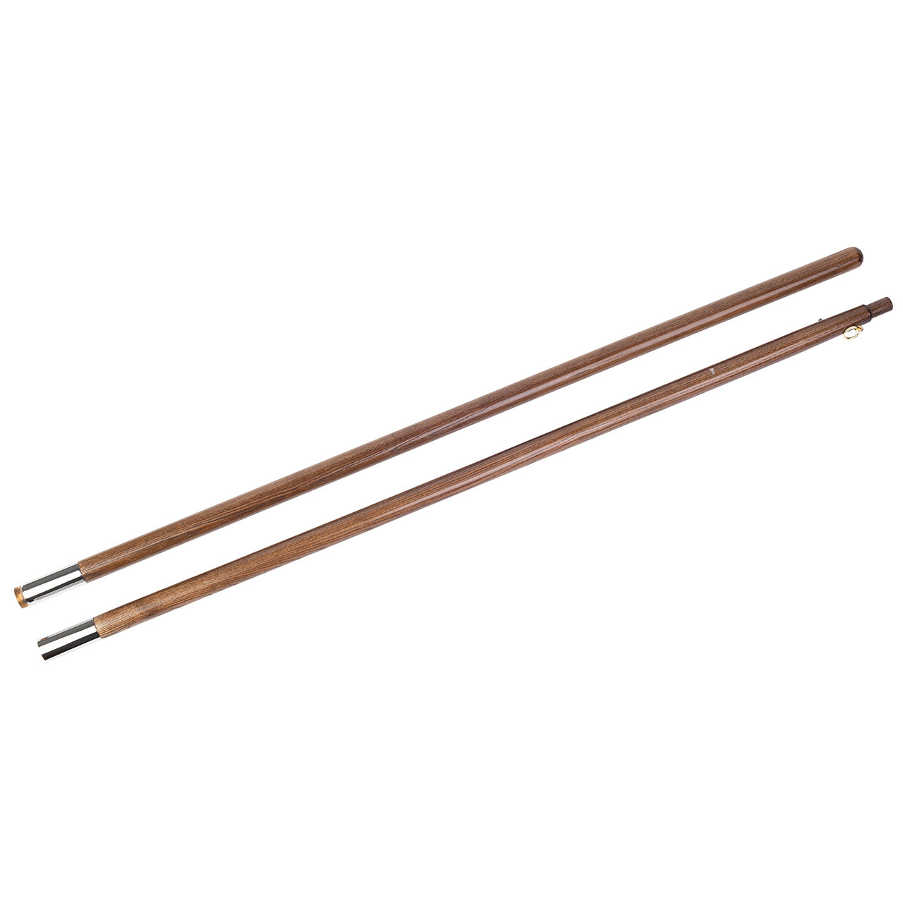 Two-Piece Polished Wood Flag Pole - Military Flag Pole