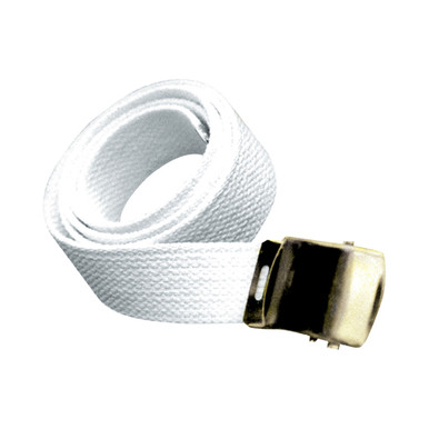 Cotton Web Waist Belts: White, Black, Navy, Royal, Red, Buff (includes ...