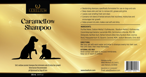 Caramellow Anti-Itch Shampoo for Dogs - Lexelium
