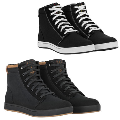 AXLE SHOES MOTORCYCLE FOOTWEAR WITH MESH COMFORT LINER AND REINFORCED ...