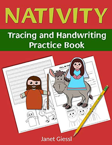 Nativity Tracing and Handwriting Practice Book: Bible-Based Nativity ...