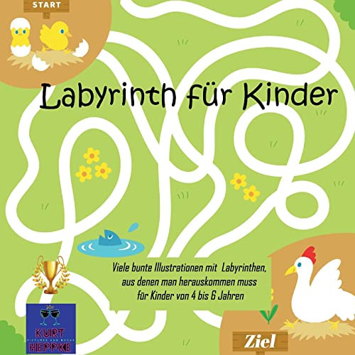 Labyrinth Für Kinder: Viele Bunte Illustrationen Mit Labyrinthen, Aus ...