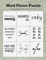 Word Plexer Puzzle: Rebus Puzzles Word Phrase Games Teasers Book Large ...