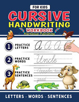 Cursive Handwriting Workbook For Kids: Cursive Handwriting Tracing ...