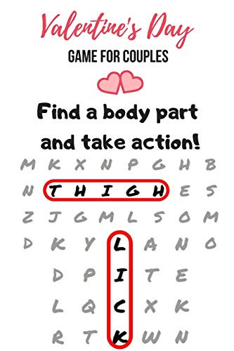 Valentine's Day Game for Couples: Word Search Challenge for Adults ...