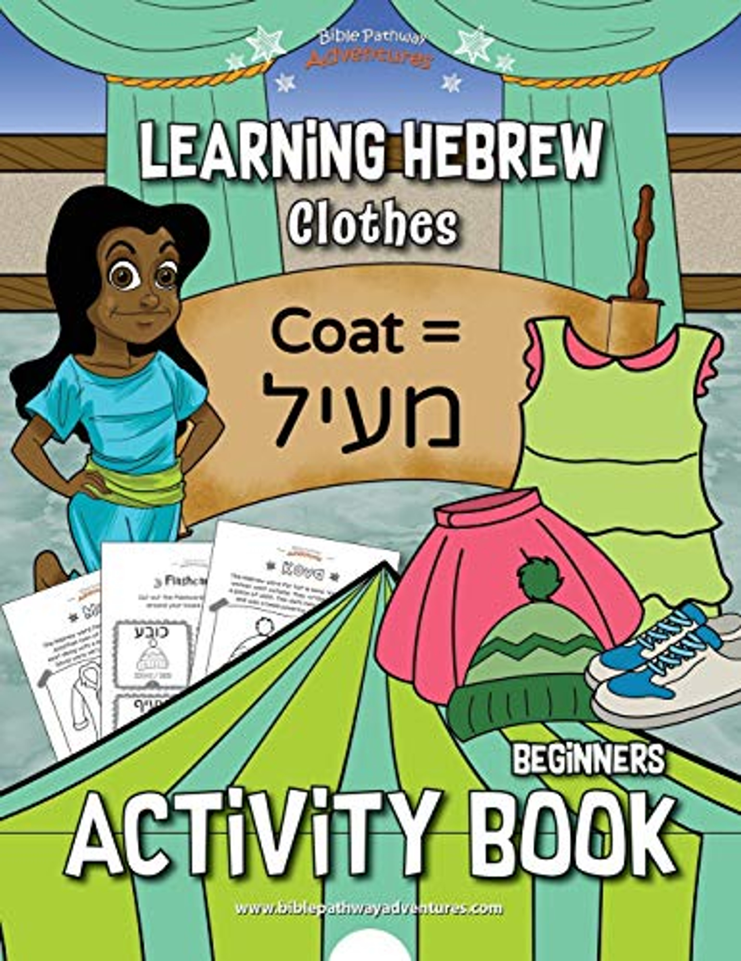 Learning Hebrew : Clothes Activity Book - Bible Pathway Adventures, Pip ...