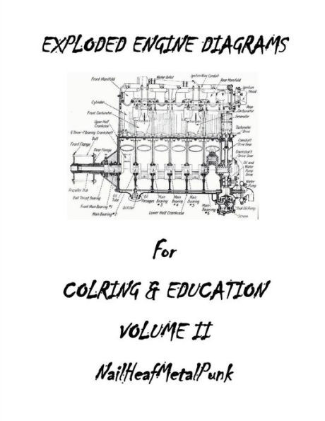 Engine Diagrams Exploded for Coloring and Education: Engine Diagrams ...
