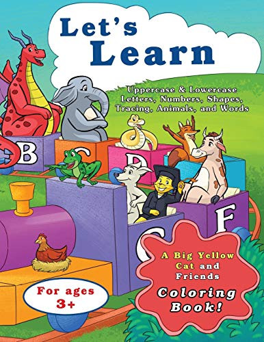 Let's Learn Uppercase & Lowercase Letters, Numbers, Shapes, Tracing ...