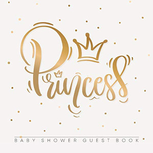 It's a Princess! Baby Shower Guest Book: African American Royal Black ...