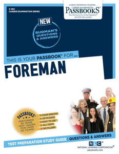 Foreman Bricklayer (2020) (Career Examination Series) - National ...