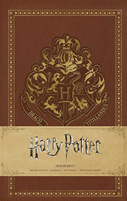 Harry Potter: Hogwarts Ruled Pocket Journal - Insights - 9781683830351 ...