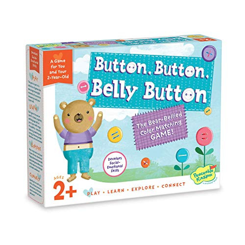 Peaceable Kingdom Button, Button, Belly Button Coloring Matching Game ...