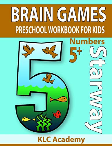 STARWAY BRAIN GAMES PRESCHOOL WORKBOOK FOR KIDS NUMBERS (5+ Years ...