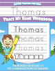 Thomas Letter Tracing For Kids Trace My Name Workbook : Tracing Books ...