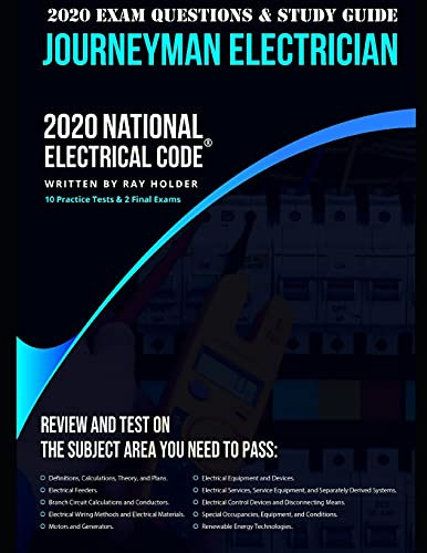 2020 Journeyman Electrician Exam Questions and Study Guide: 400 ...