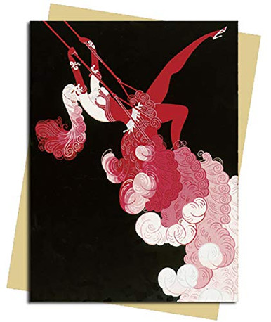 Trapeze (Erté) Greeting Card: Pack of 6 (Greeting Cards) - Flame Tree ...