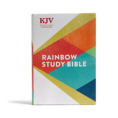 Kjv Rainbow Study Bible, Hardcover, Ribbon Marker, Color-Coded Text ...