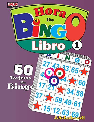Hora De Bingo: Libro 1 (60 Tarjetas De Bingo) (Spanish Edition) - Jaja ...
