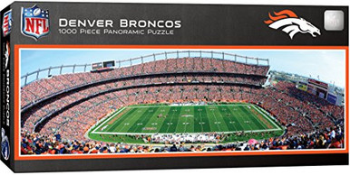 MasterPieces NFL Denver Broncos Stadium Panoramic Jigsaw Puzzle, 1000 ...