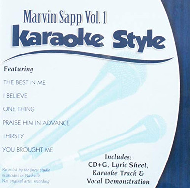 Marvin Sapp, Volume 1 (Daywind Karaoke Style) - Daywind - 0614187401026 ...