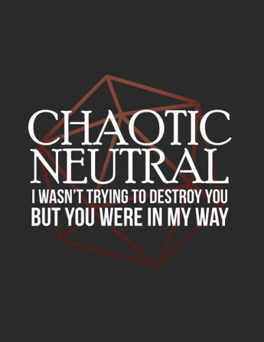 Chaotic Neutral: RPG Alignment Themed Mapping and Notes Note - Cutiepie ...