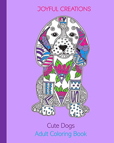 Cute Dogs: Adult Coloring Book (US Edition) - Joyful Creations ...