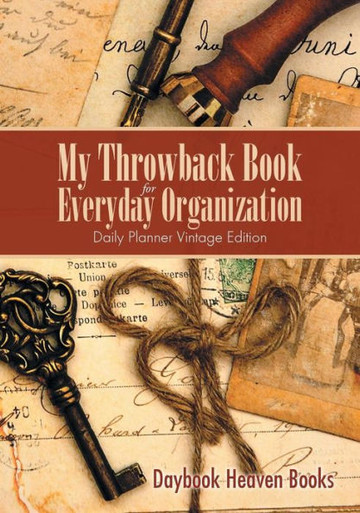 My Throwback Book For Everyday Organization. Daily Planner Vintage ...