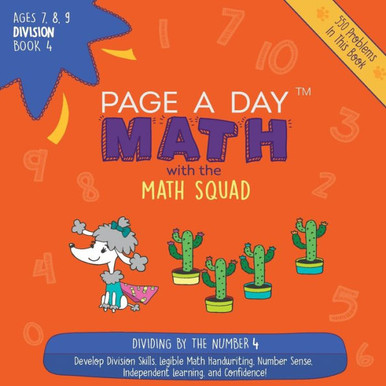 Page A Day Math Division Book 4: Dividing By 4 - Janice Auerbach ...